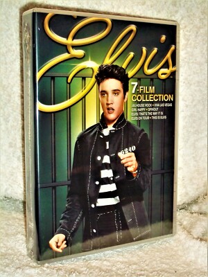 Elvis 7-Film Collection (DVD, 2022) NEW Jailhouse Rock Viva Las Vegas ...