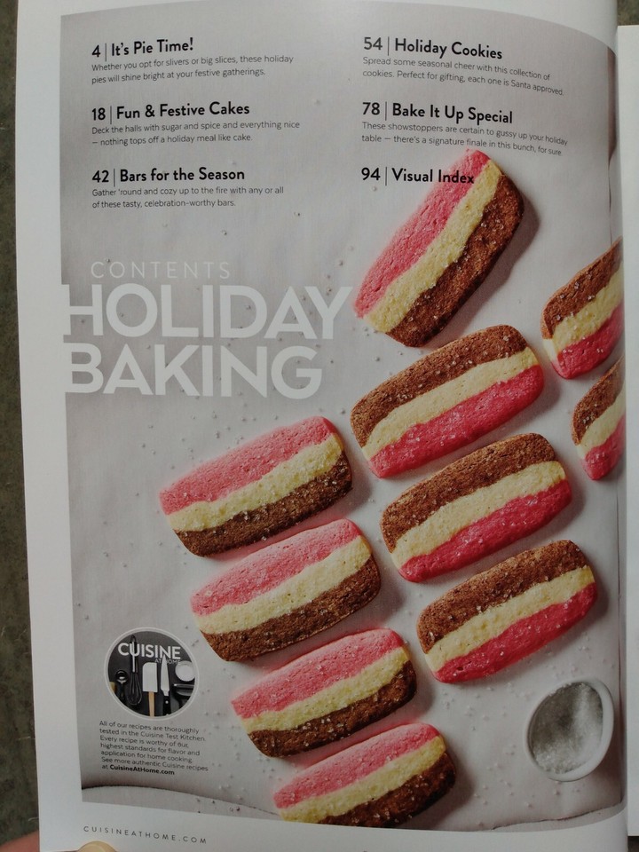 HOLIDAY BAKING Magazine SPECIAL ISSUE Cuisine At Home HOMEMADE FOR ...