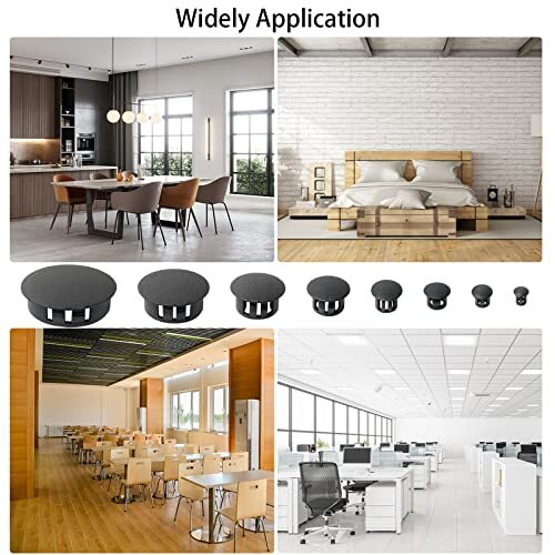 320Pcs 8 Sizes Plugs Hole Plastic Hole Plugs Hole Round Plugs, Plastic ...