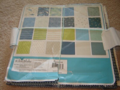 RILEY BLAKE designs 10 INCH LAYER CAKE stacker FISH surfing shark water ...