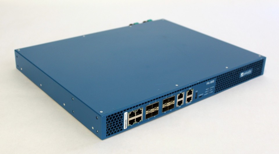 Palo Alto Networks PA-850, Enterprise Firewall Security appliance, GigE ...