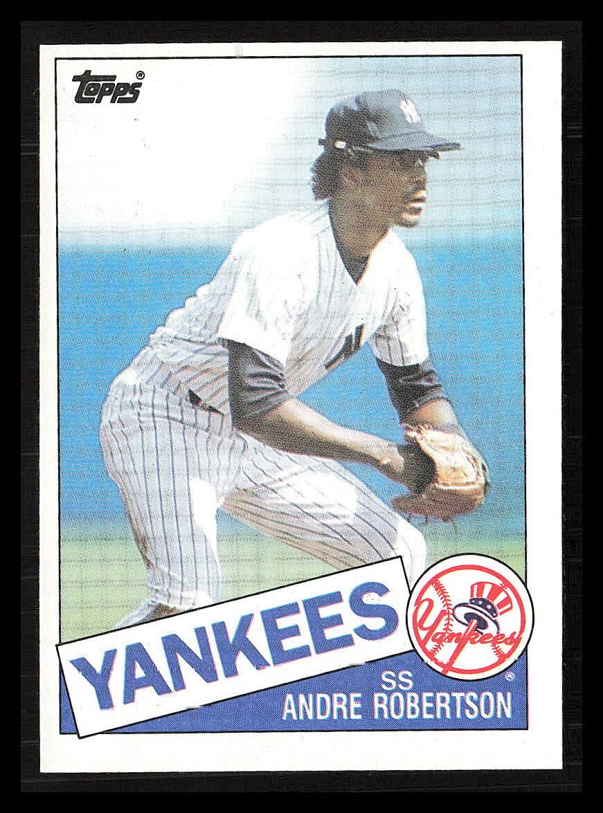 Andre Robertson 1985 Topps #354 New York Yankees | eBay