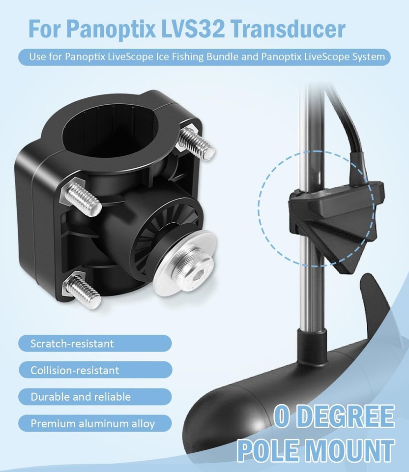 For Panoptix 010-12676-15 0 Degree Pole Mount for LiveScope LVS32 ...