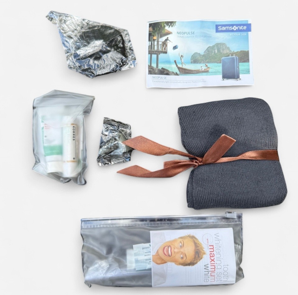 Samsonite Amenity Kit Travel Bag Business Class Lufthansa Flight | eBay