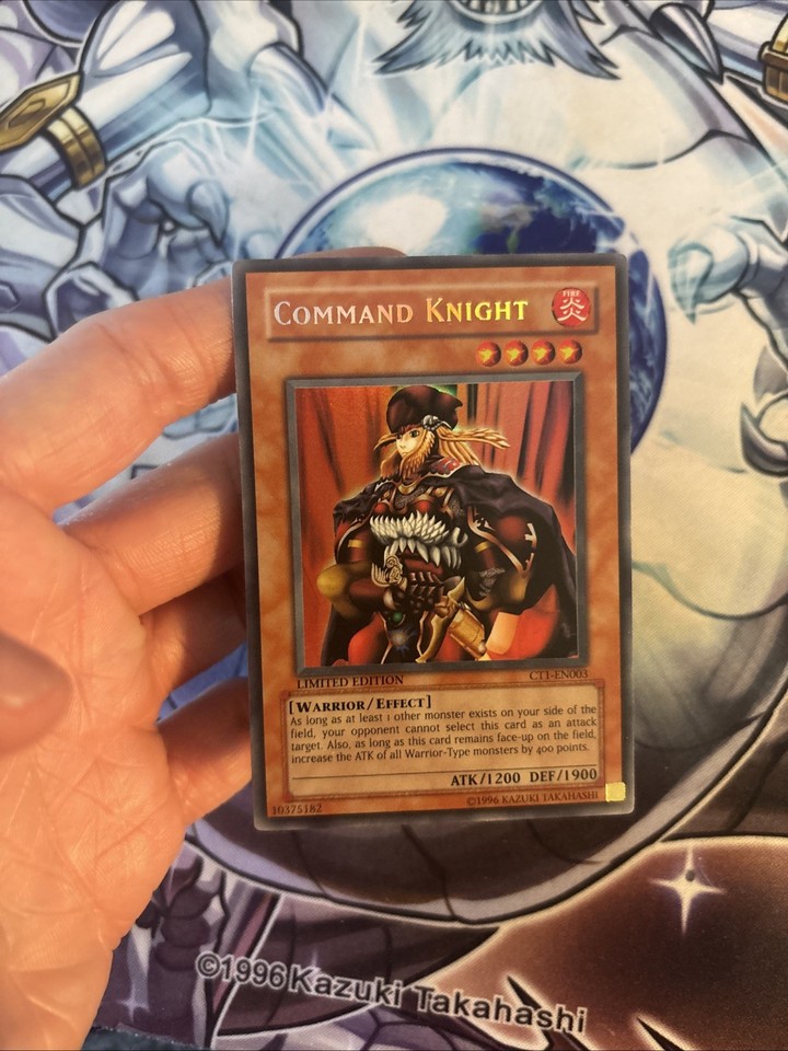(CT1) Yugioh Command Knight CT1-EN003 Secret/Ultra Misprint Limited ...