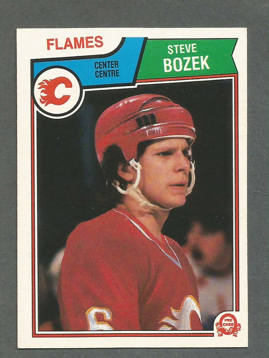 1983-84 O-Pee-Chee OPC Hockey Steve Bozek #77 Calgary Flames NM/MT | eBay