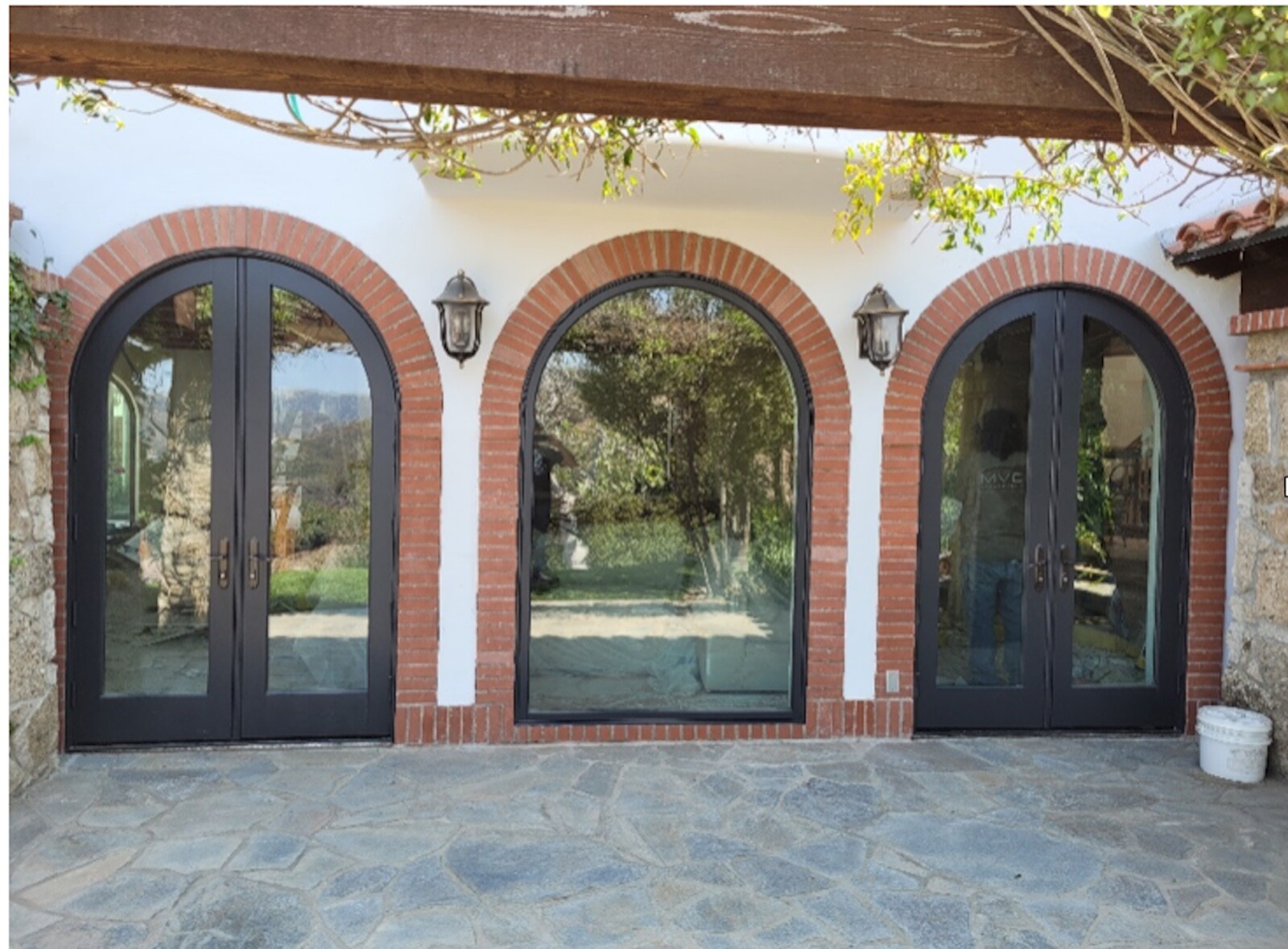 PELLA Fixed Arched Window - Clad Exterior, Wood Interior | eBay