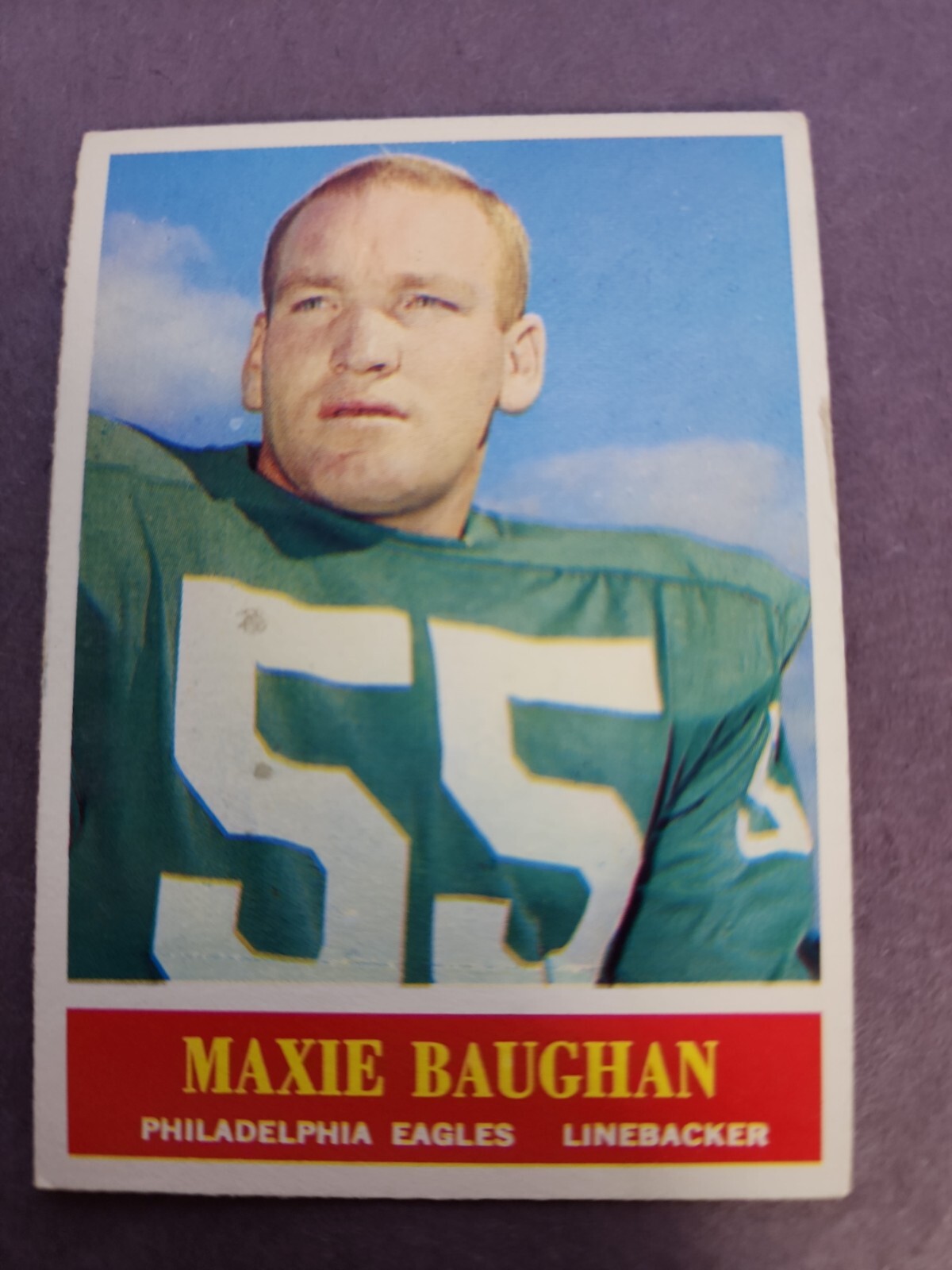 1964 Philadelphia Football Maxie Baughan card #128 | eBay