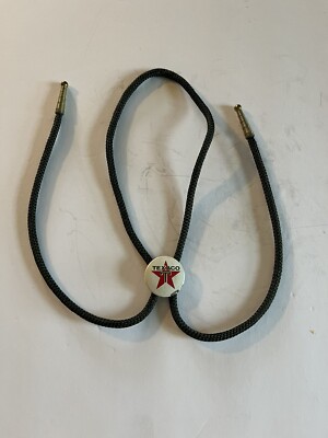 X RARE 1950s-60s “TEXACO” GAS STATION ATTENANT’S UNIFORM GREENBOLO TIE ...