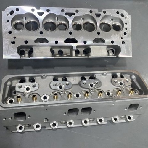2PCS For Chevy SBC 283 302 350 400 Bare Cylinder Heads 205cc/64cc Angle ...