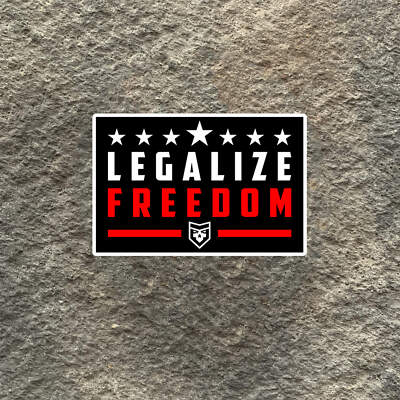 Legalize Freedom Vinyl Decal | eBay