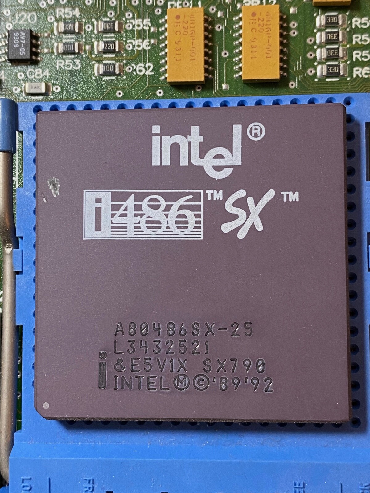 Vintage RARE ZEOS Intel 486 SX-25 Motherboard___PLEASE READ!!! | eBay