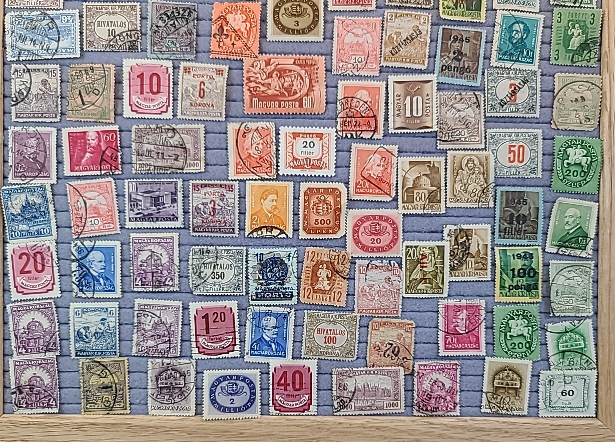 Vintage Stamp Lot Magyr Posta Hungary Mixed 1900's Collection | eBay