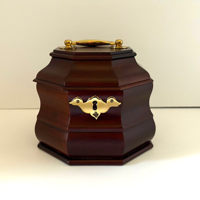 Vintage Colonial Williamsburg Reproductions Mahogany Octagonal Tea ...