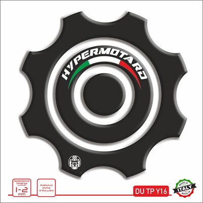 Sticker Cap Resin 3D Compatible DUCATI Hypermotard Hyperstrada 796 1100 ...