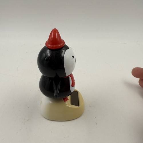 Solar Powered Dancing Bobble Head Toy Cute Penguin, Color Faded From ...
