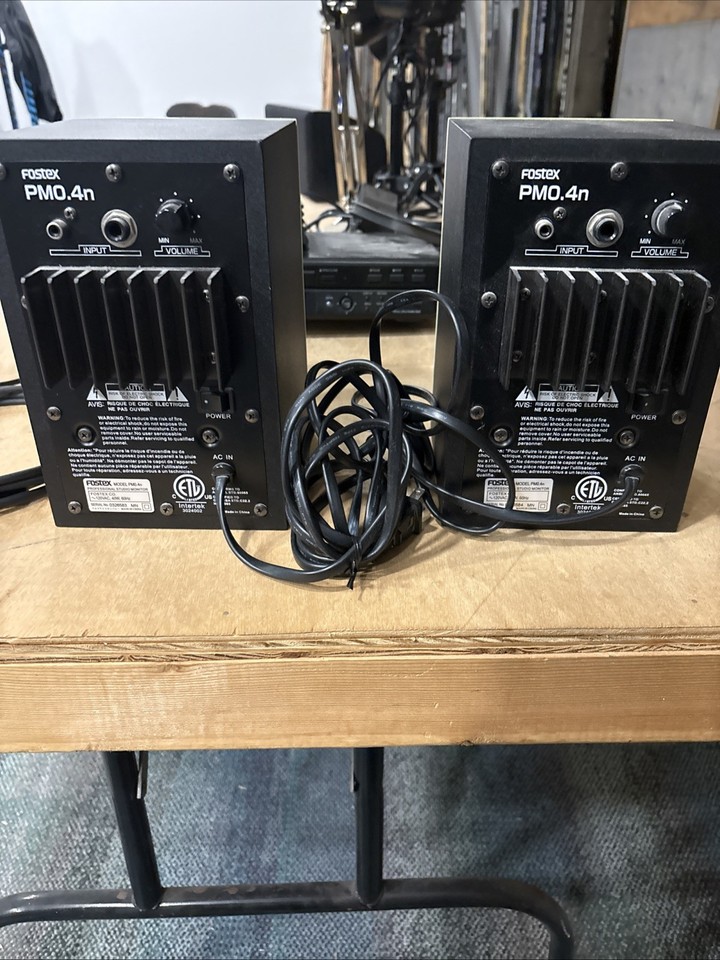 FOSTEX PMO. 4 Professional Studio Monitors | eBay