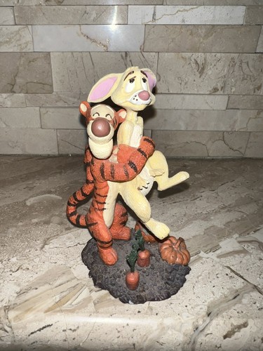 Disney Tigger Rabbit Figurine Vtg There’s No Such Thing as Too Much Hug ...