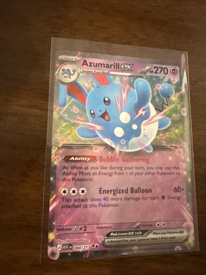 Azumarill ex 084/217 - Double Rare - Pokémon TCG: Ascended Heroes | eBay
