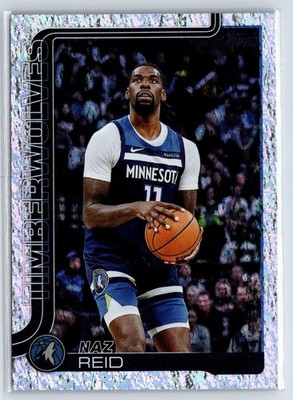 2025-26 Topps Basketball Naz Reid Sand Glitter Foil NBA Dallas ...