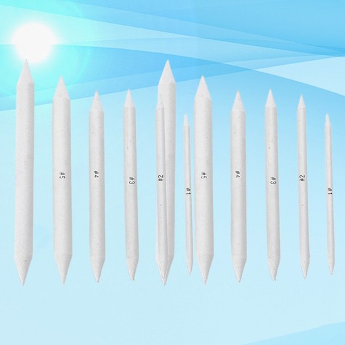 2 Sets 12PCS Blending Stumps Paper Stumps Set Artist Sketch Rub Drawing ...