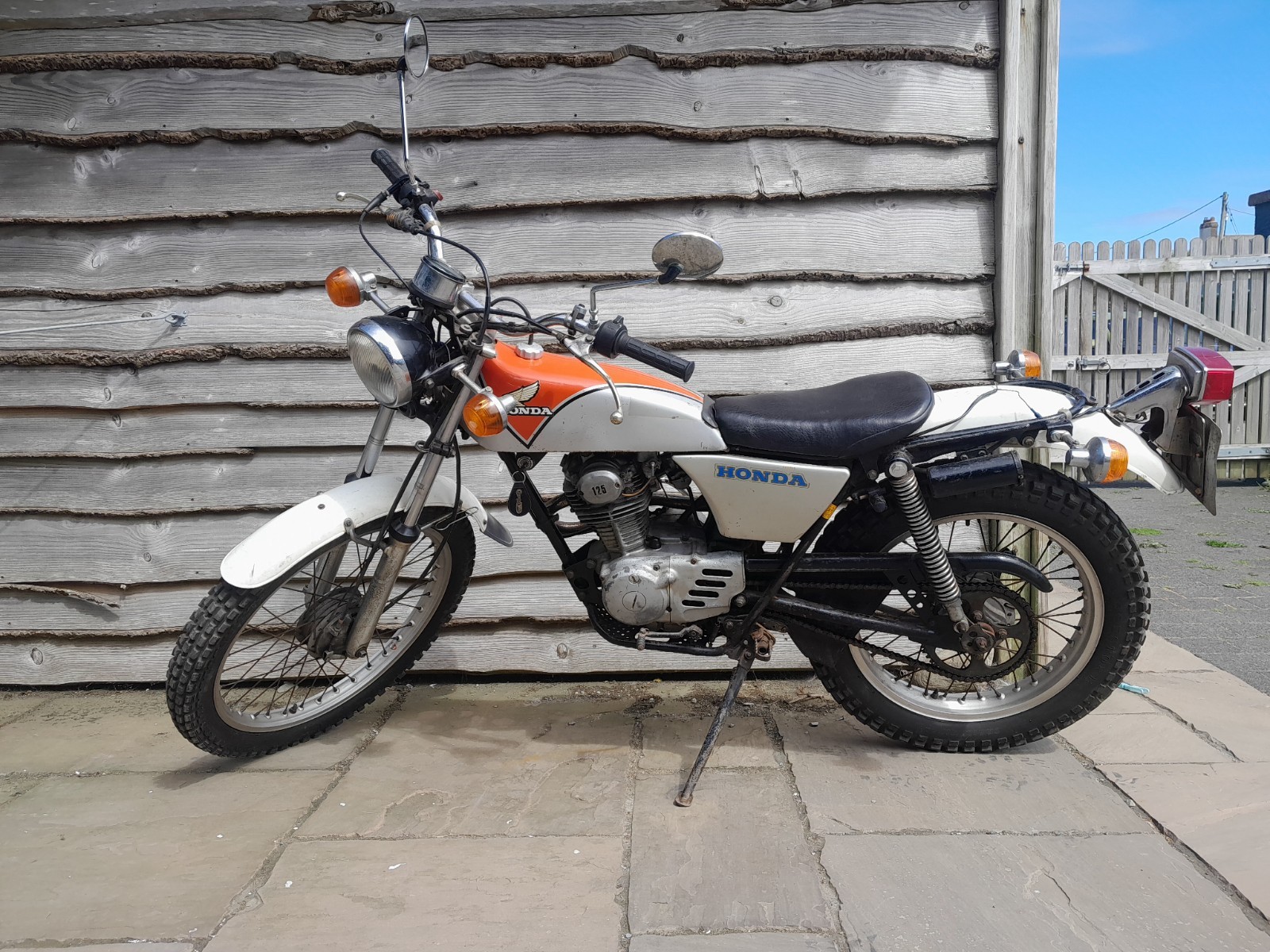1978 Honda TL 125 4 Stroke Twin Shock Classic Motorcycle V5 Road Kit 8K ...