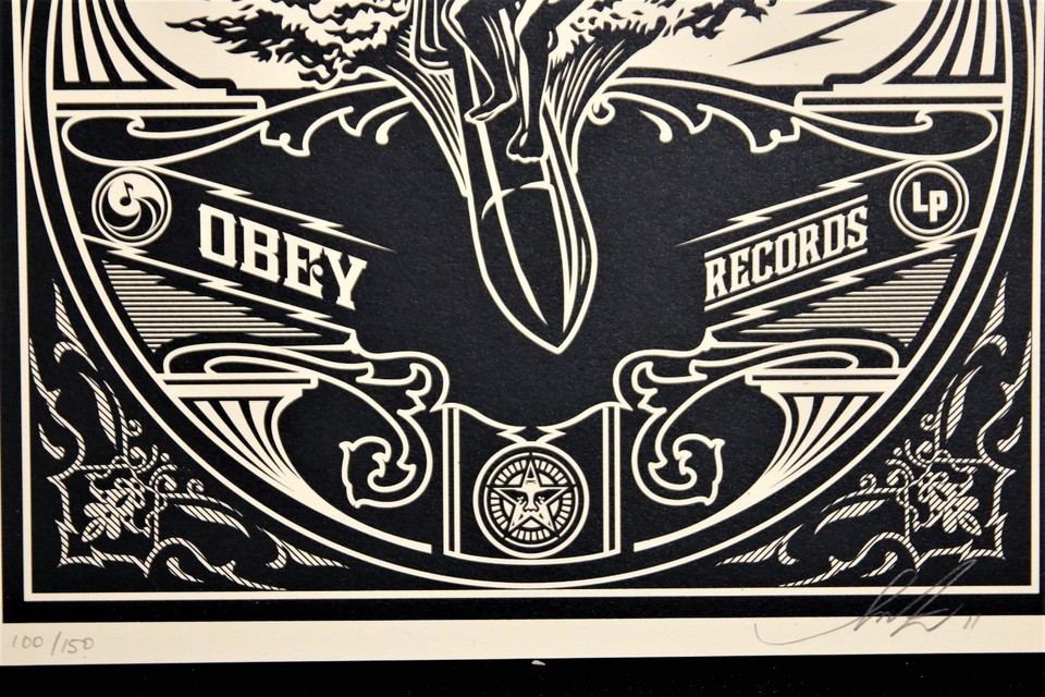 SHEPARD FAIREY Dance Floor Riot Sérigraphie ed/150 Signée 2011 obey ...