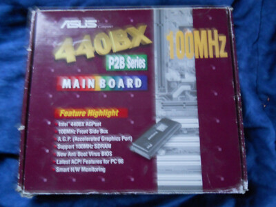 RARE Vintage Asus 440BX P2B/350-U 100MHz Windows 98 Main Motherboard Manual EXC | eBay