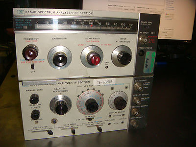 HP 8553B 110Mhz RF AND 8552A IF PLUG IN Modules For HP 141T #TQ399 | eBay