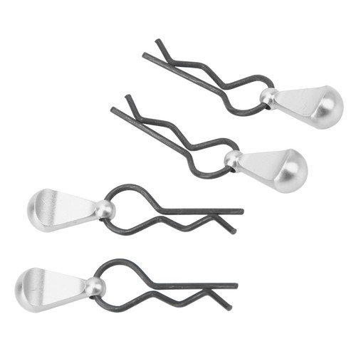 4pcs RC Body Clips R Pins Stainless Steel R Clips With Aluminium Alloy ...