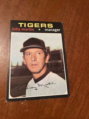 1971 Topps Billy Martin #208 Detroit Tigers EX | eBay