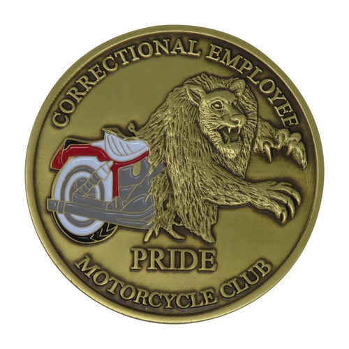 Correctional Employee Motorcycle Club Challenge Coin | eBay