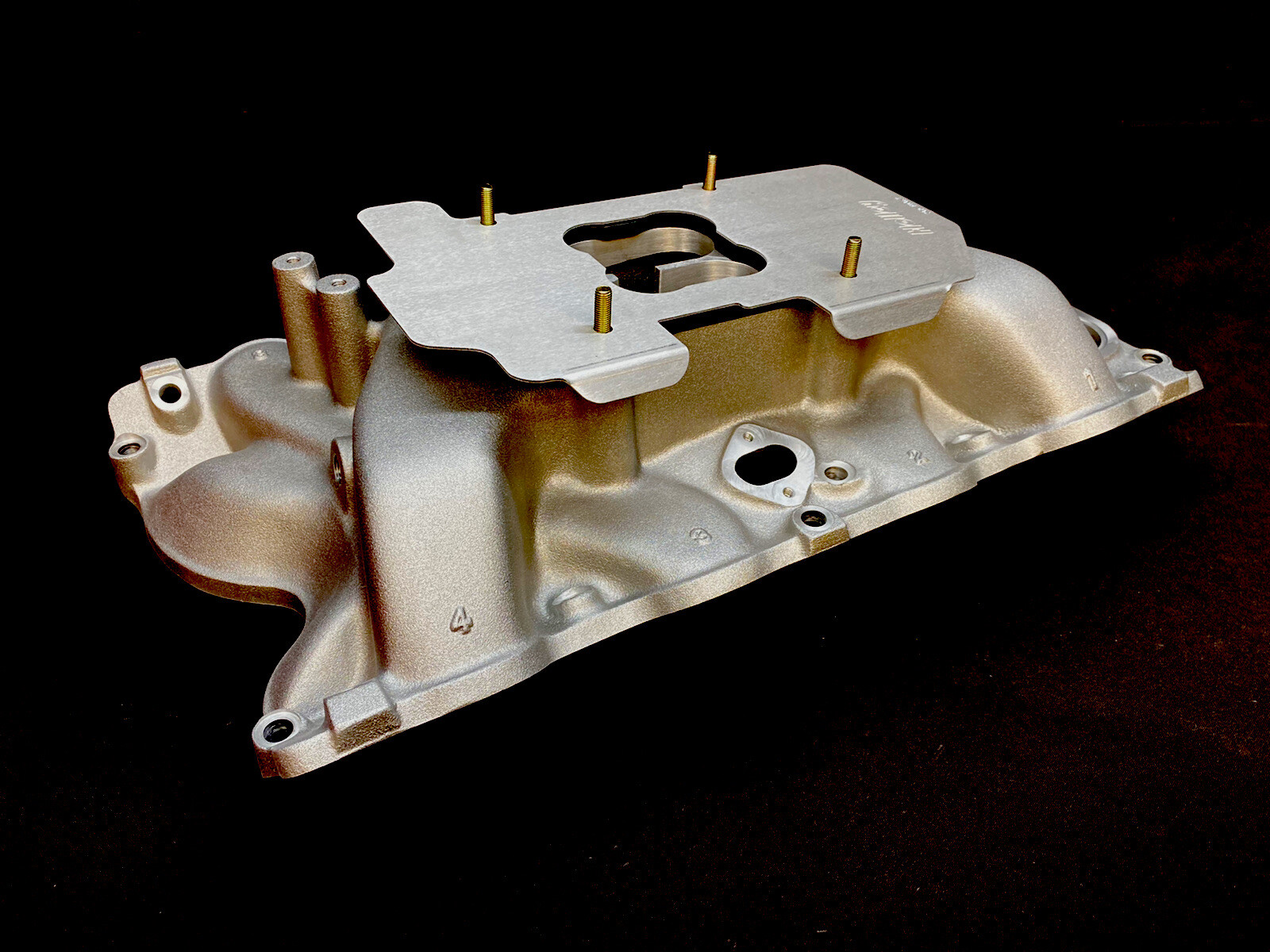 Blue Thunder 429 Cobra Jet Ford 4 Barrel Intake Manifold With Heat ...