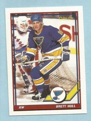 1991-92 OPC O-Pee-Chee Hockey Brett Hull #303 St Louis Blues MINT! | eBay