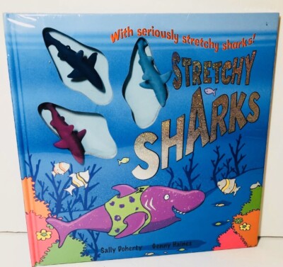 Stretchy Sharks by Sally Doherty Interactive Pop Up Book Play Sharks ...