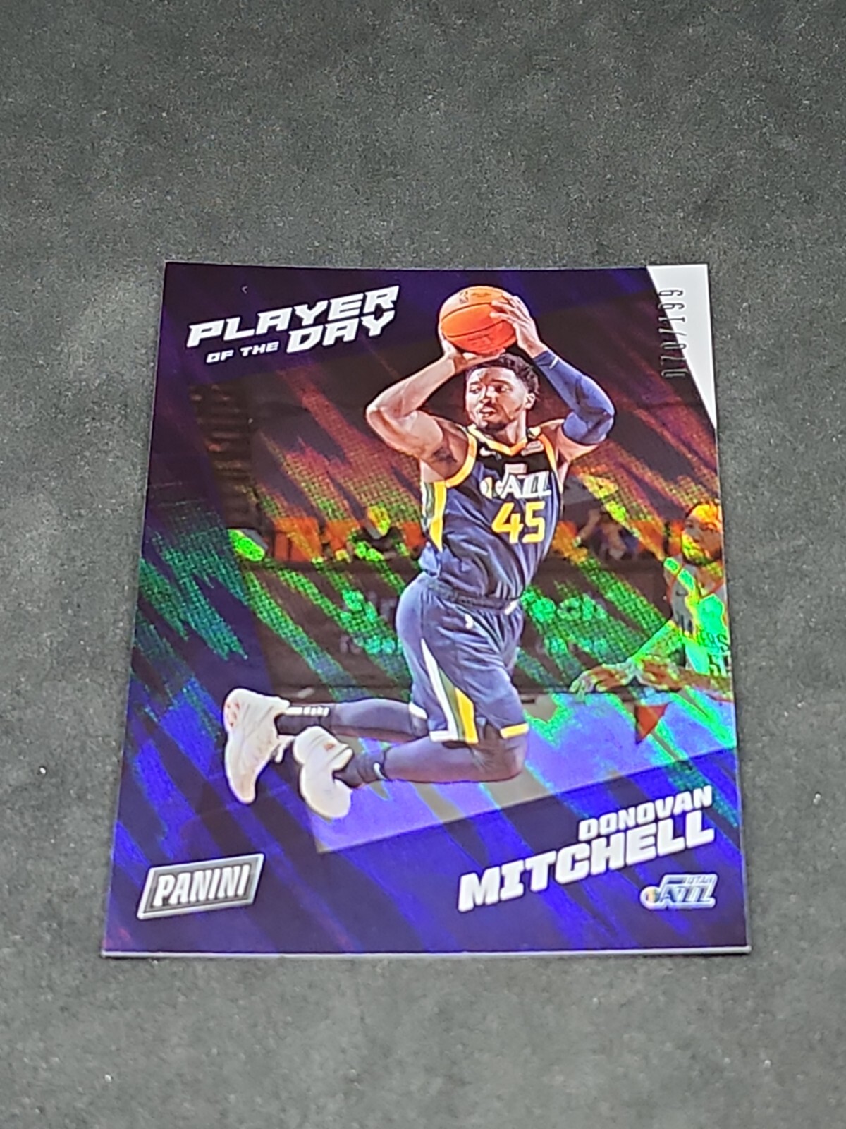 Donovan Mitchell 2021-22 Panini Player of Day MOON LAVA Parallel Serial ...