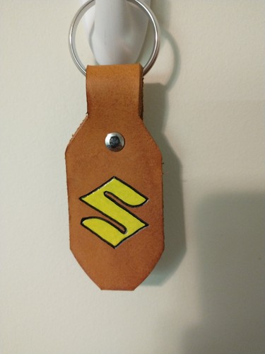 Suzuki Motorcycle Key Fob (leather, hand made) | eBay