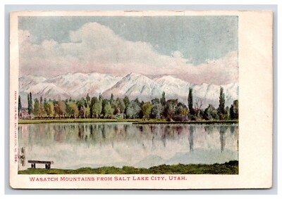 Postcard: UT Wasatch Mountains From Salt Lake City, Utah - Unposted | eBay