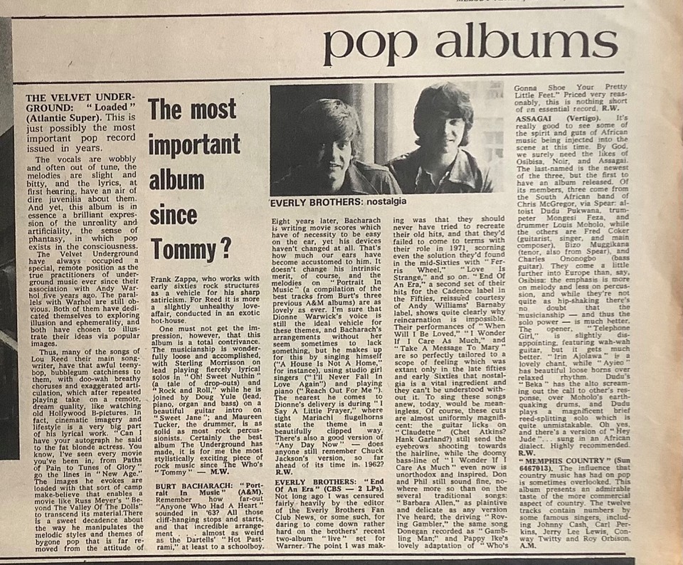 THE STRANGLERS+RATTUS NORVEGICUS+1977+1 PAGE ALBUM REVIEW | eBay UK