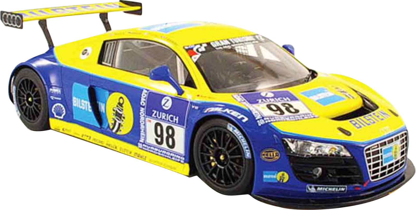 1/10 Touring Car Sticker Set Bilstein Audi R8 - Xray VBR PR Racing ...