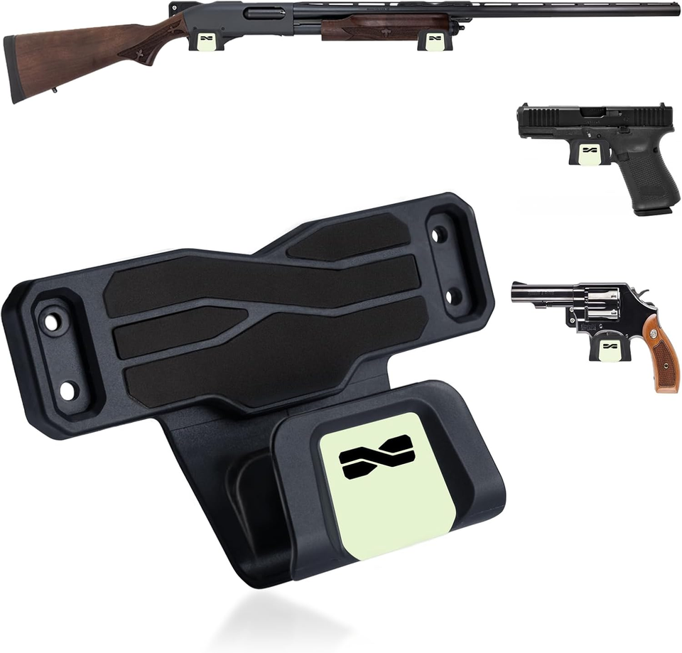 Magnetic Gun Holder Mount w Safety Trigger Guard Protection for Car ...