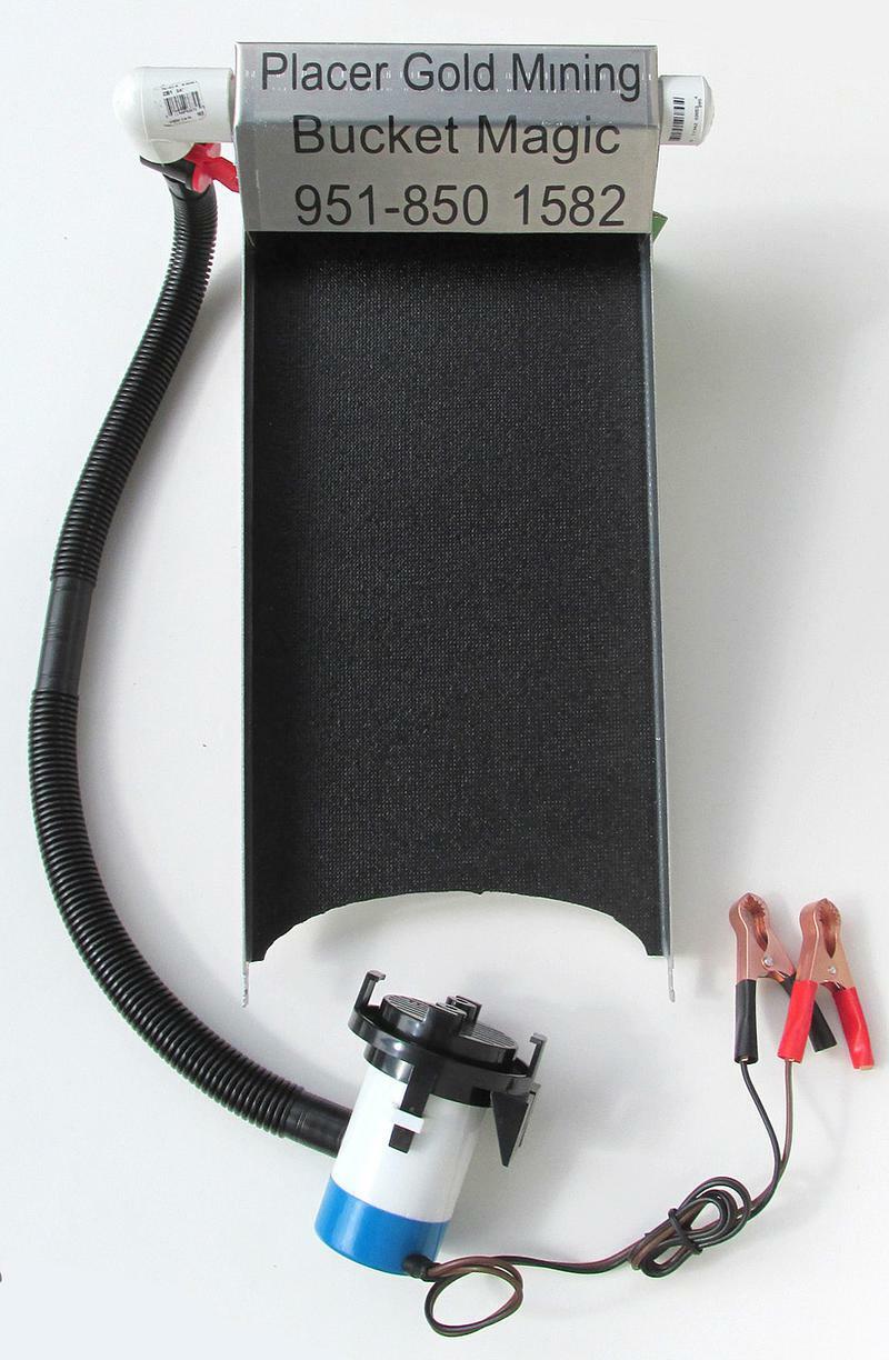 Black Magic Mini Bucket Kit for Fine Gold Recovery - Miller Table ...