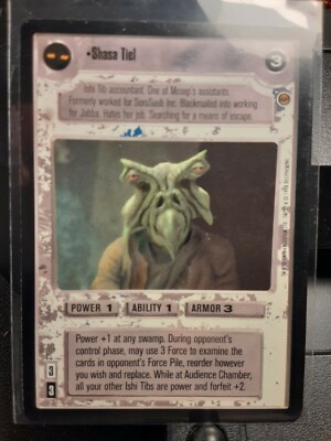 Decipher Star Wars CCG RARE UNPLAYED BB Shasa Tiel | eBay