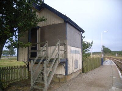 Photo 6x4 Disused signal box at Forsinard c2008 | eBay UK