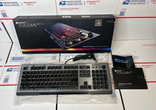 ROCCAT Vulcan 100 AIMO Mechanical Gaming Keyboard Programable Backlit ...