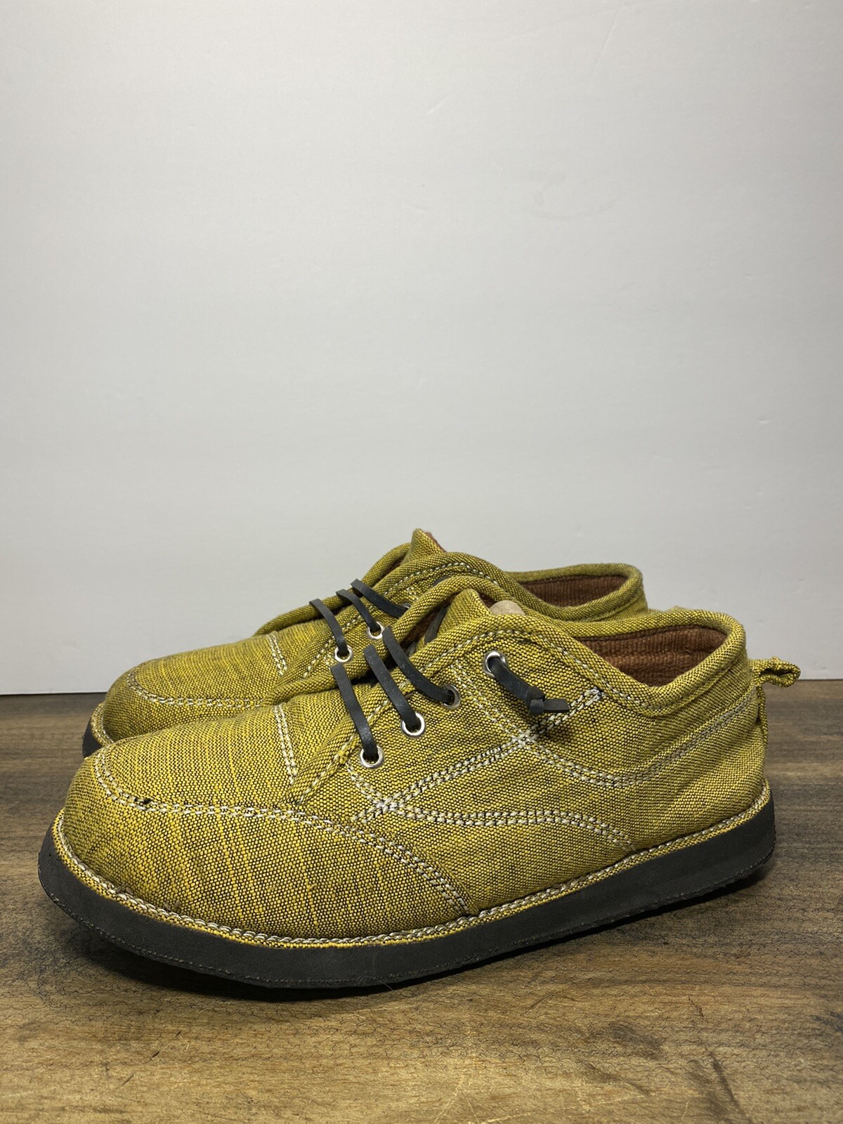 sole Rebels runAround Freedom Shoes Size 9.5 Mustard Yellow Ethiopia | eBay