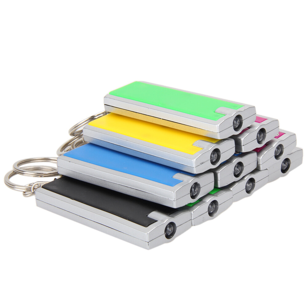 10X Mini LED Light Torch Camping FlashLight Ring Key Chain Lamp | eBay