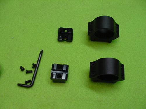 Savage 99 Scope Mount WR Weaver 2pc Base Set & Matte Black Low-Height 1 ...