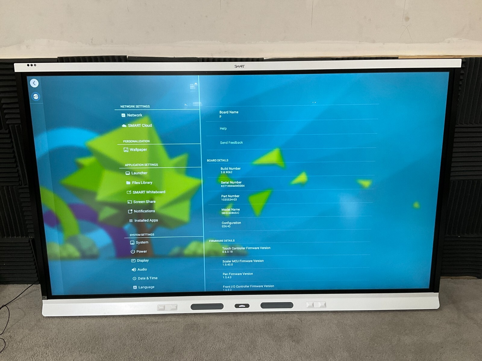 New Smart Technologies Board 6086S Pro 86 Interactive Display 4K SBID ...