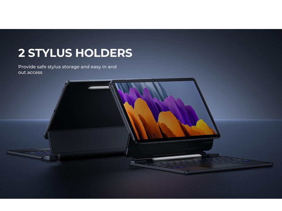 Dexnor Keyboard Case for Samsung Galaxy Tab S9 / S9 FE / S10 FE / S10 ...